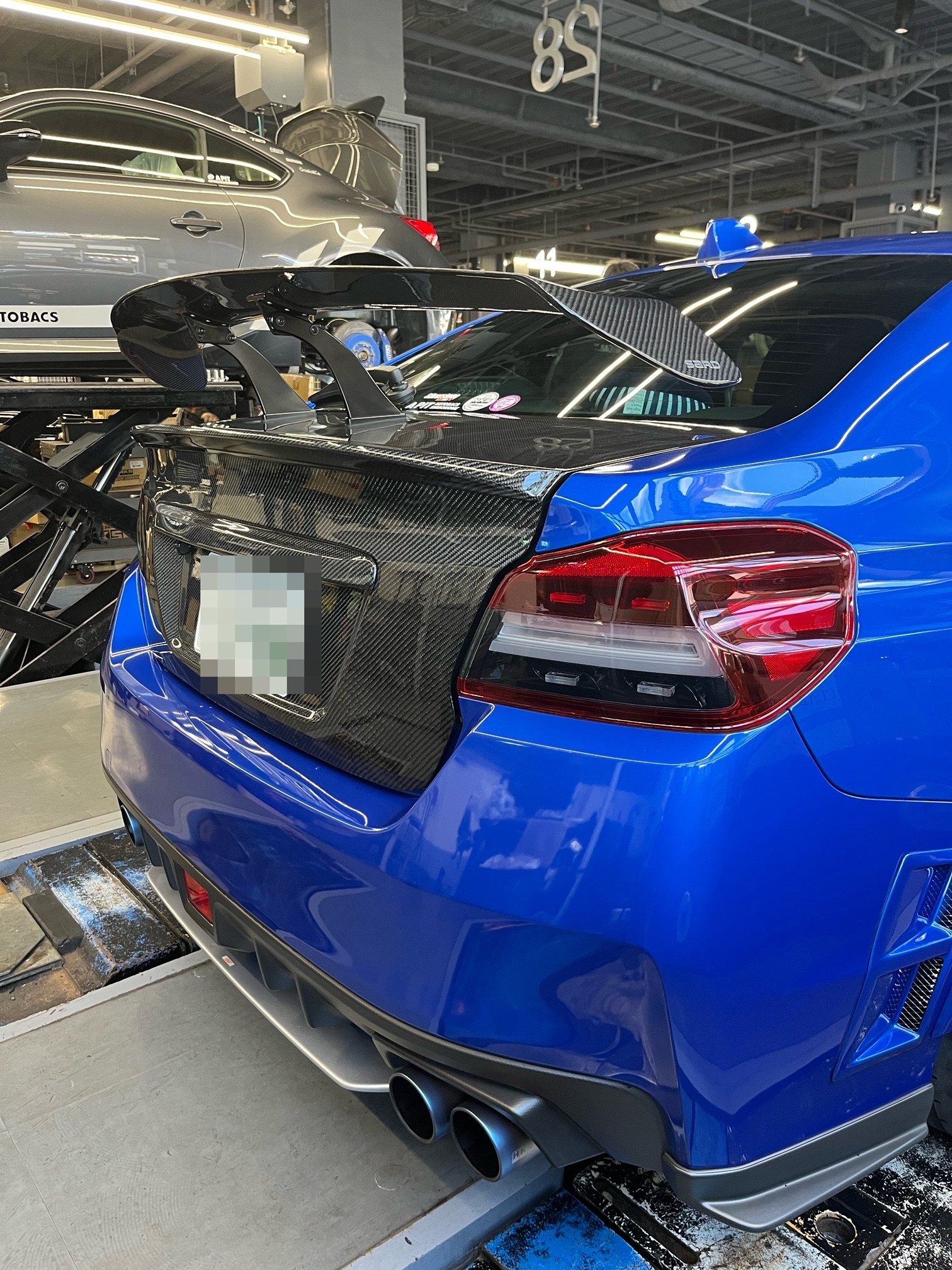 SARD LSR WING GTウィング取付 WRX | A PIT AUTOBACS