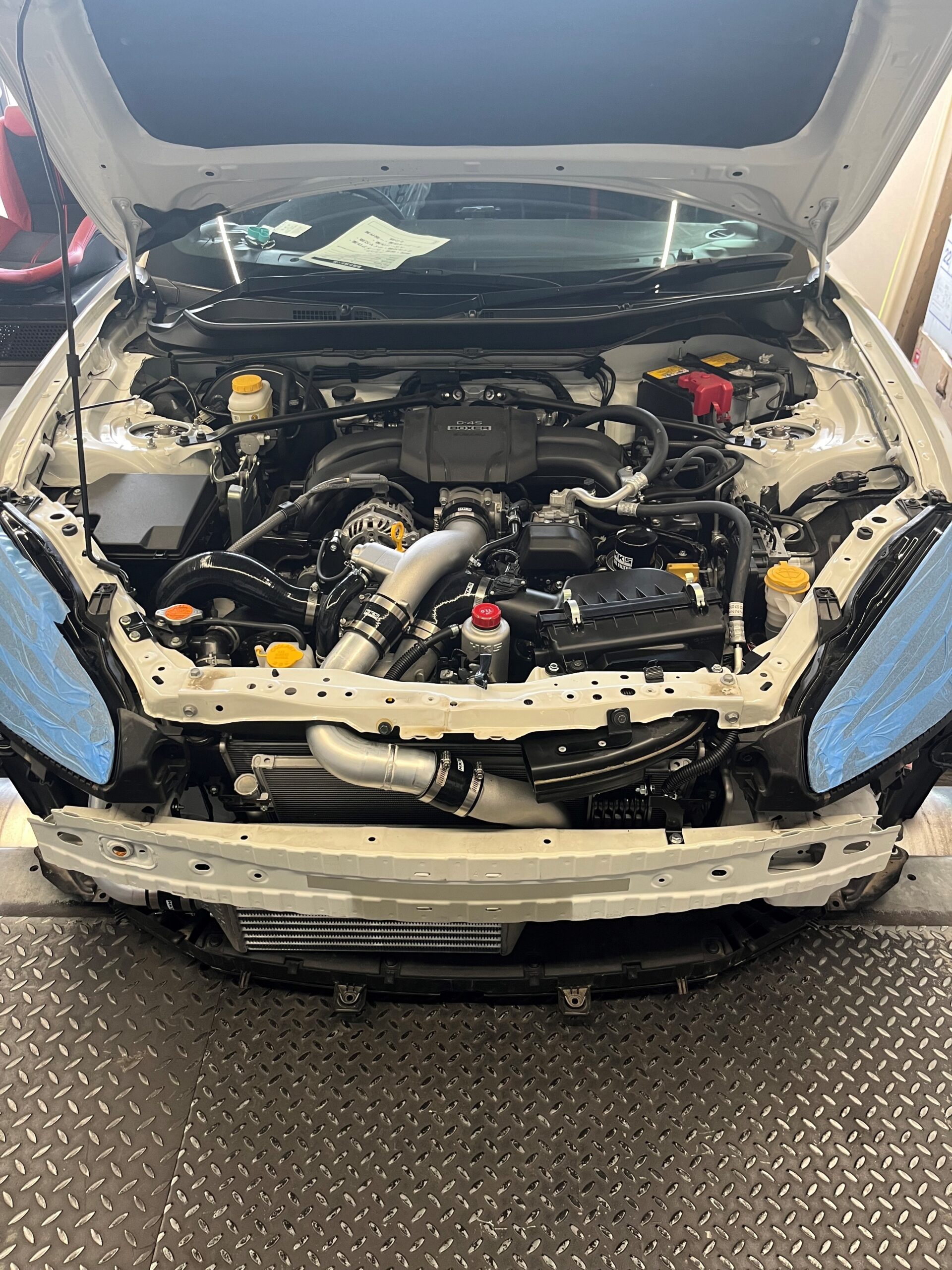 GR86にHKSスーパーチャージャーを取付てDELTABOXにてECUチューニングいたしました。